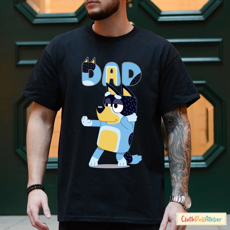 Bluey Dad Shirt, Bluey Family Shirt, Bluey Shirt, Father's Day Shirt ...