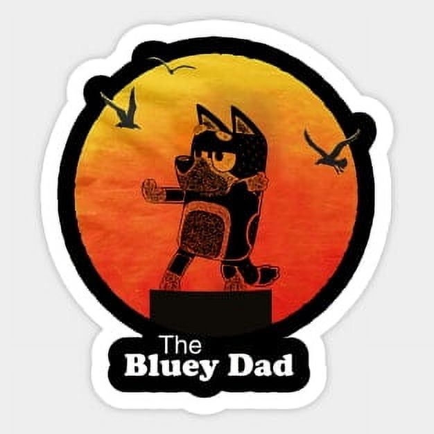 Bluey Dad Sticker Bluey Stickers For Kids, Bluey Stickers Party Favors ...