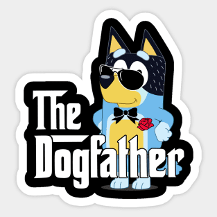 Bluey Dad The Dog Father Sticker Bluey Stickers For Kids, Bluey ...