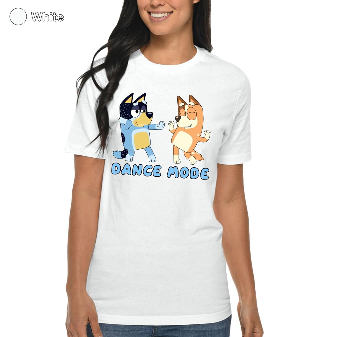 Bluey Dance Mode Shirt, Bluey Dad And Mom T-Shirt, Bandit Heeler And ...