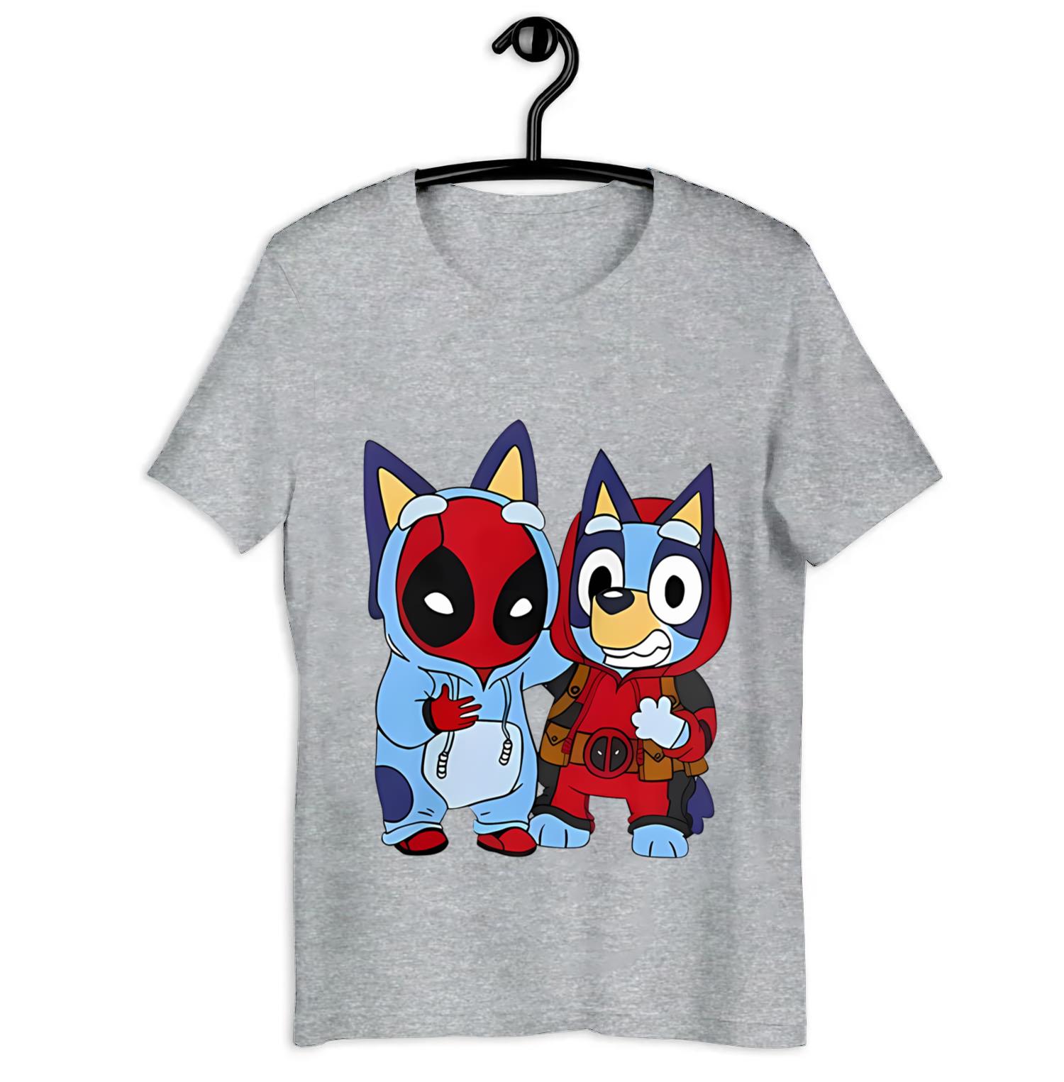 Bluey & Deadpool 2TS-R4N2-Unisex T-Shirt - Walmart.com