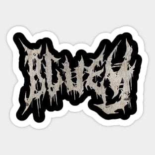 Bluey Death Metal Vintage Sticker Bluey Stickers For Kids, Bluey ...