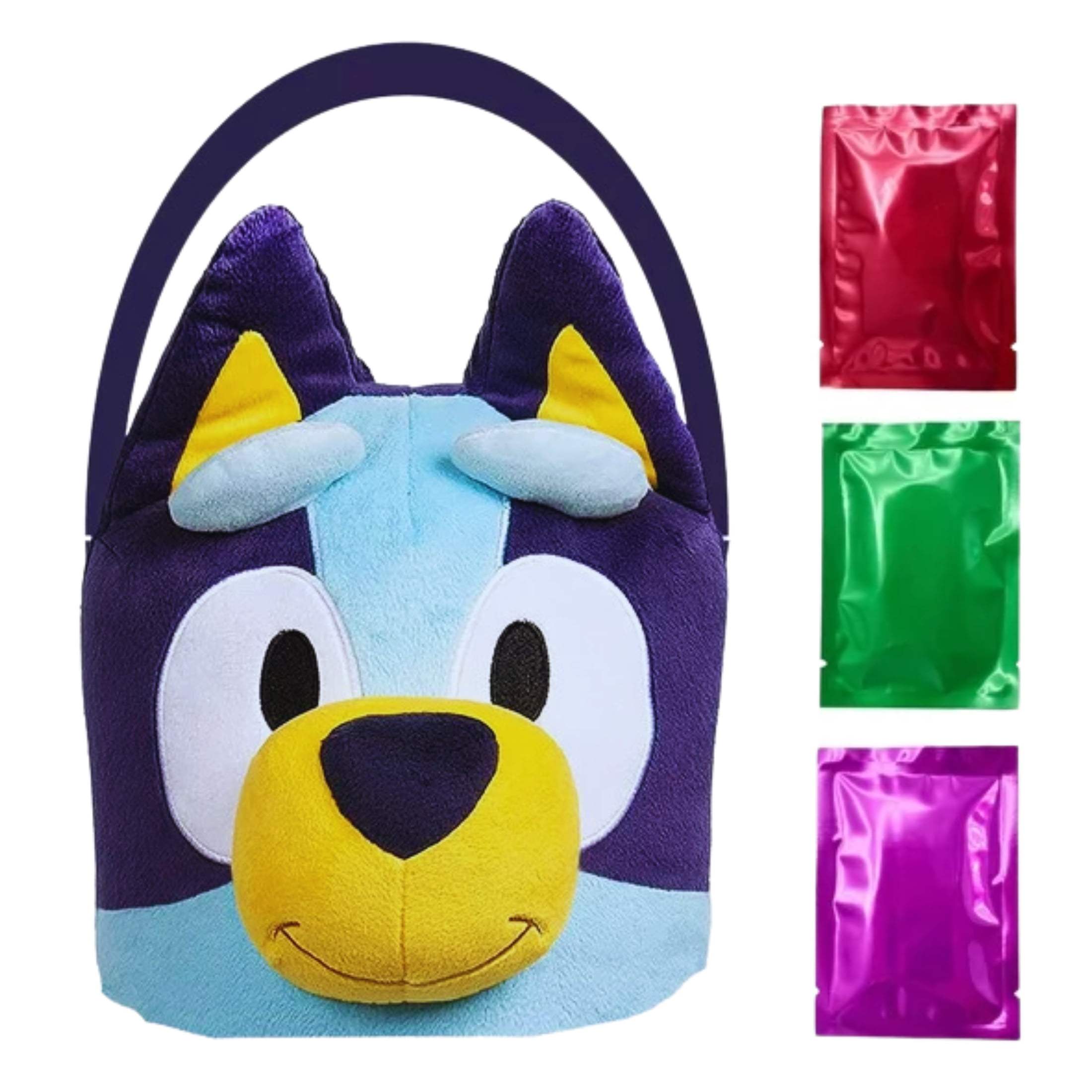 Bluey Delight Medium Plush Basket, Soft Character Reusable Halloween ...