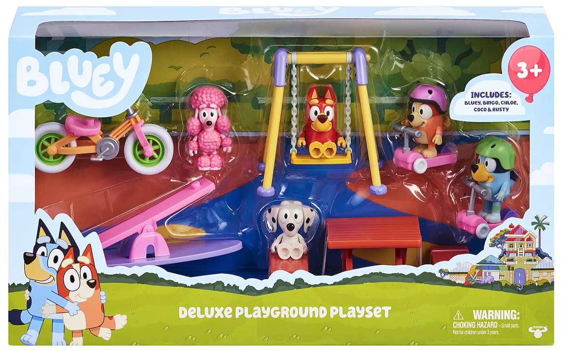 Bluey Deluxe Playground Playset for Adventurous Fun - Walmart.com