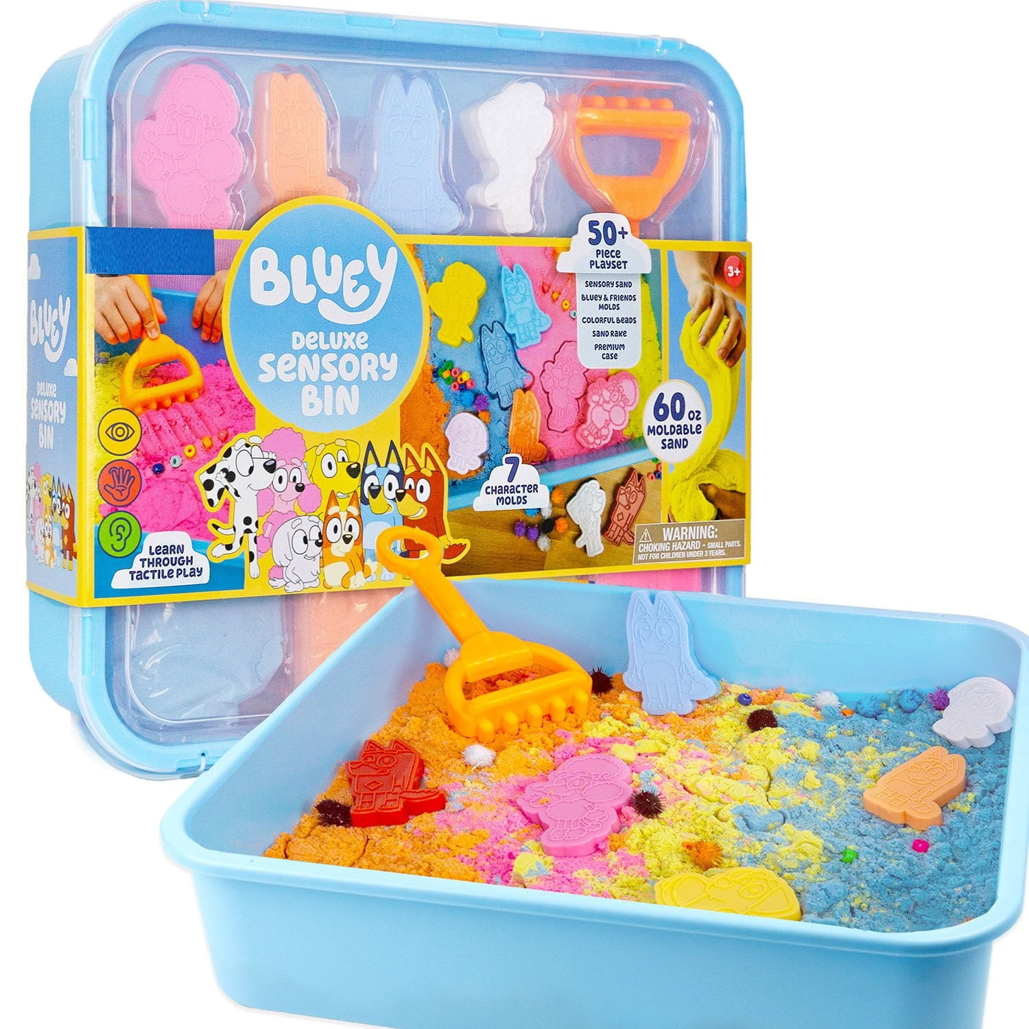 Bluey Deluxe Sensory Bin with Accessories - Walmart Business Supplies