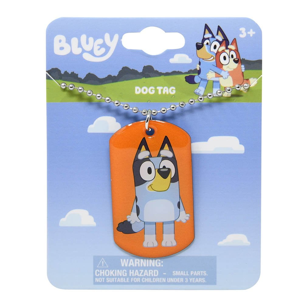 Bluey Dogtag Necklace on Card, Kid - Walmart.com