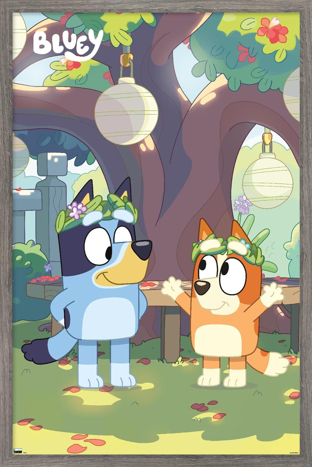 Bluey - Duo Wall Poster, 22.375" x 34", Framed - Walmart.com