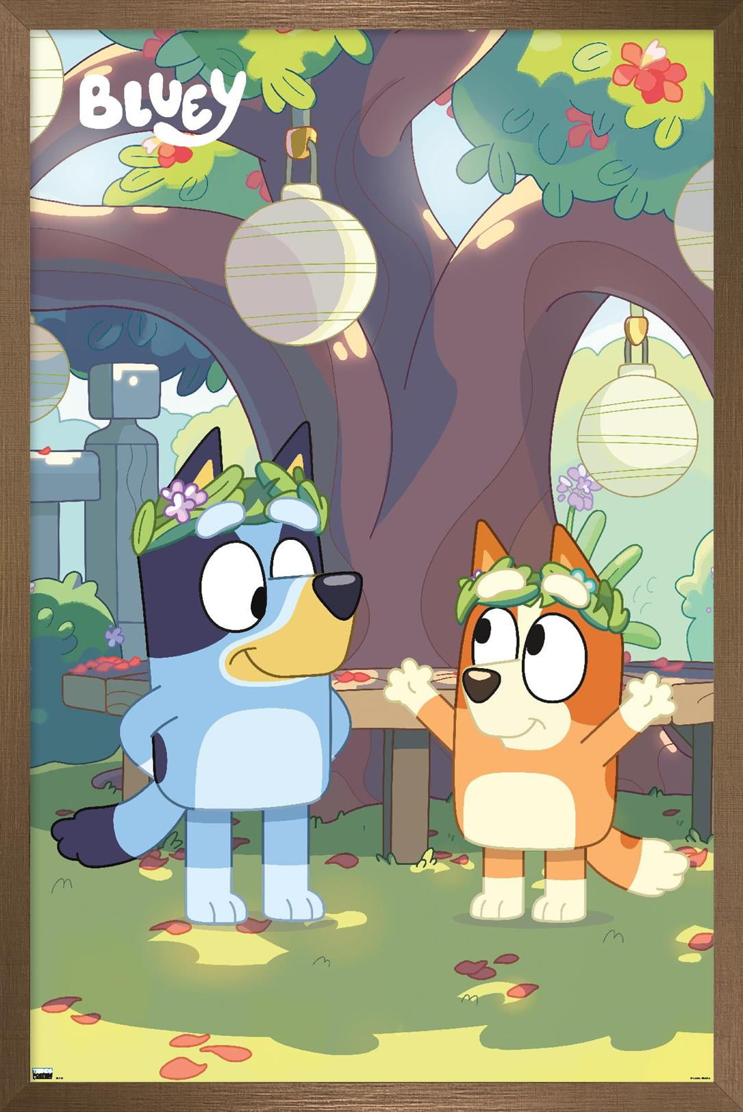 Bluey - Duo Wall Poster, 22.375" x 34", Framed - Walmart.com
