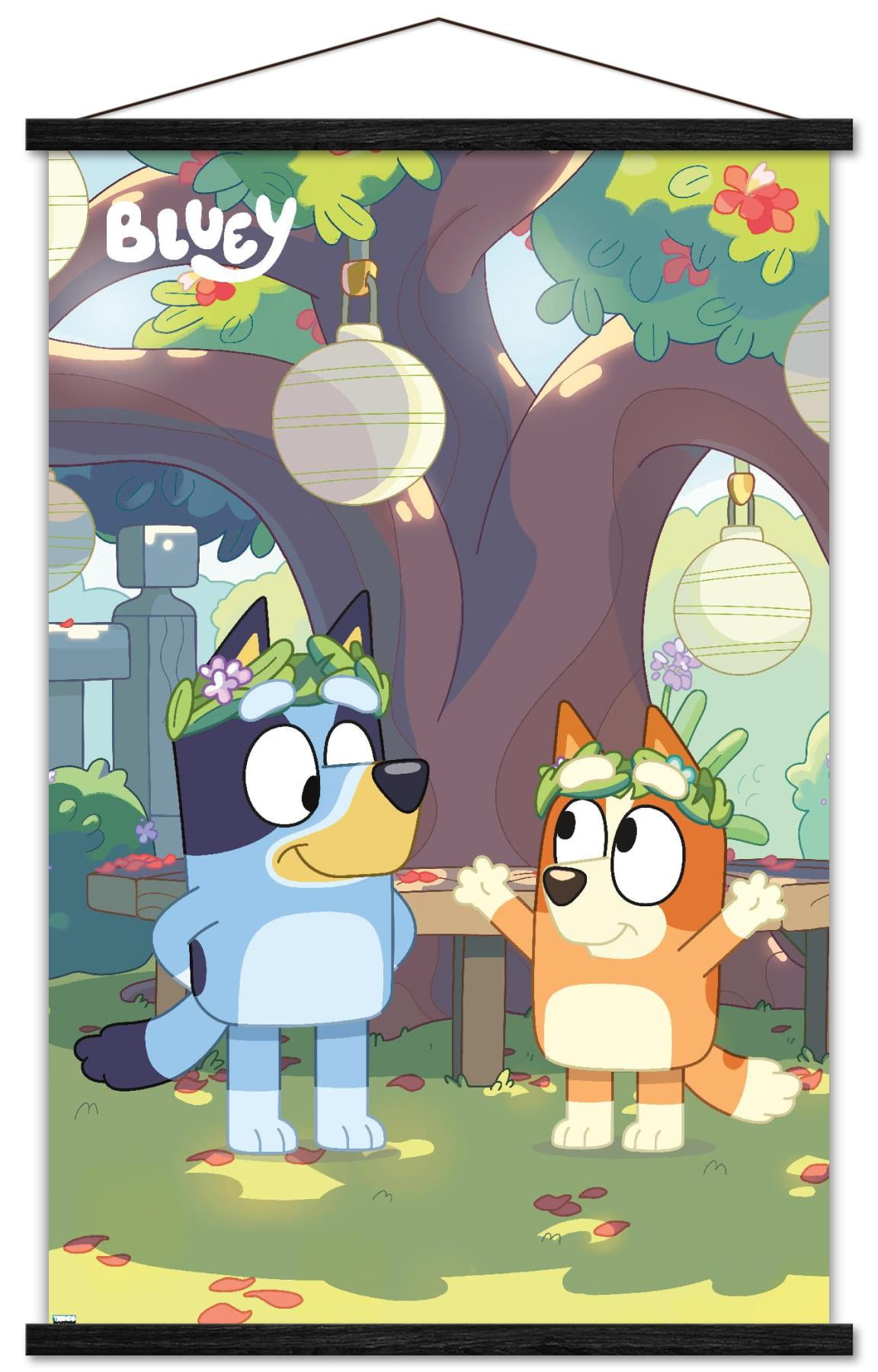 Bluey - Duo Wall Poster with Magnetic Frame, 22.375" x 34" - Walmart.com