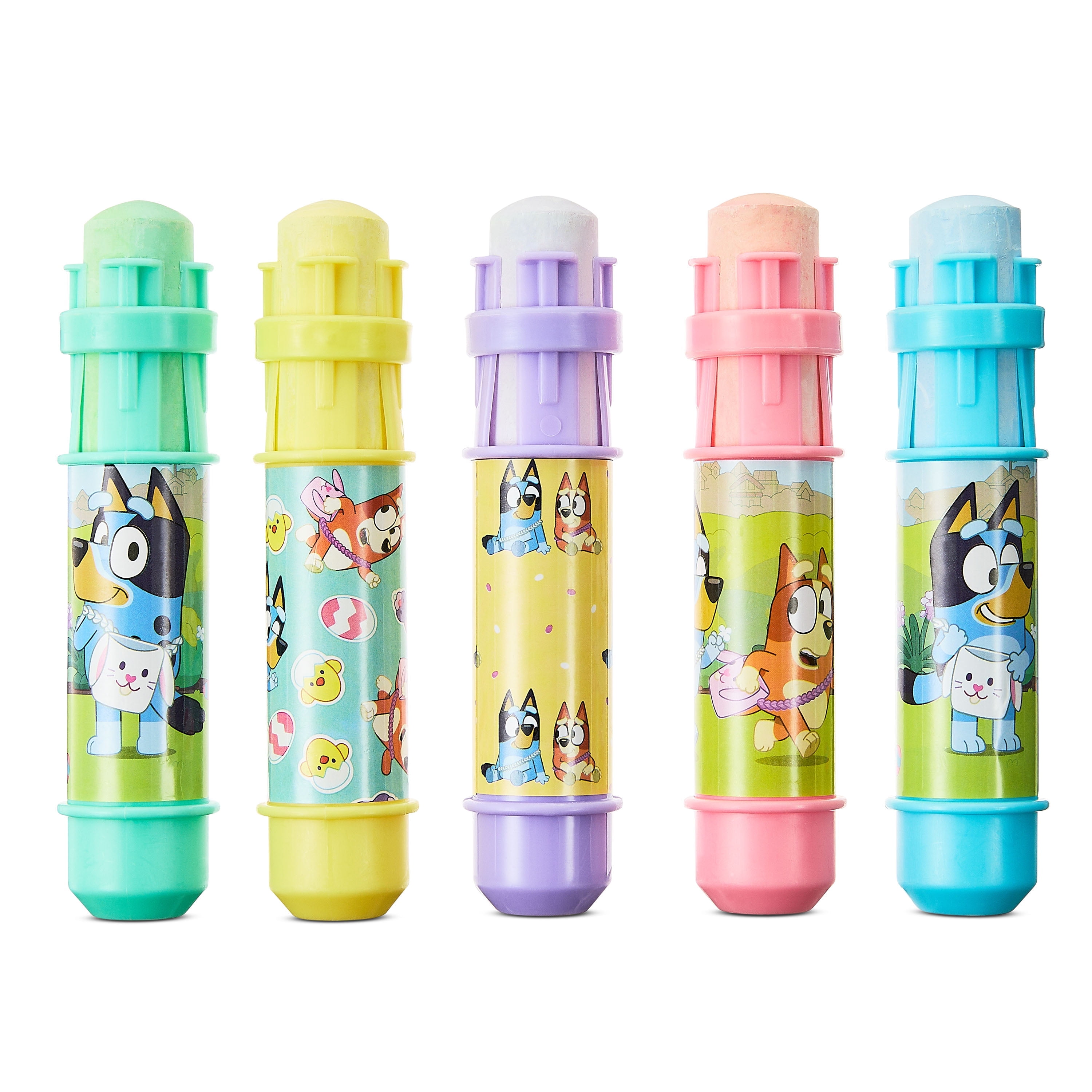 Bluey Easter Chalk with Chalk Holders, 5 Pack, Ages 3 & Up - Walmart.com