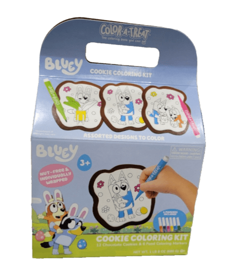 Bluey Cookie Decorating Kit, Easter Activity for Kids, 12 Nut-Free ...
