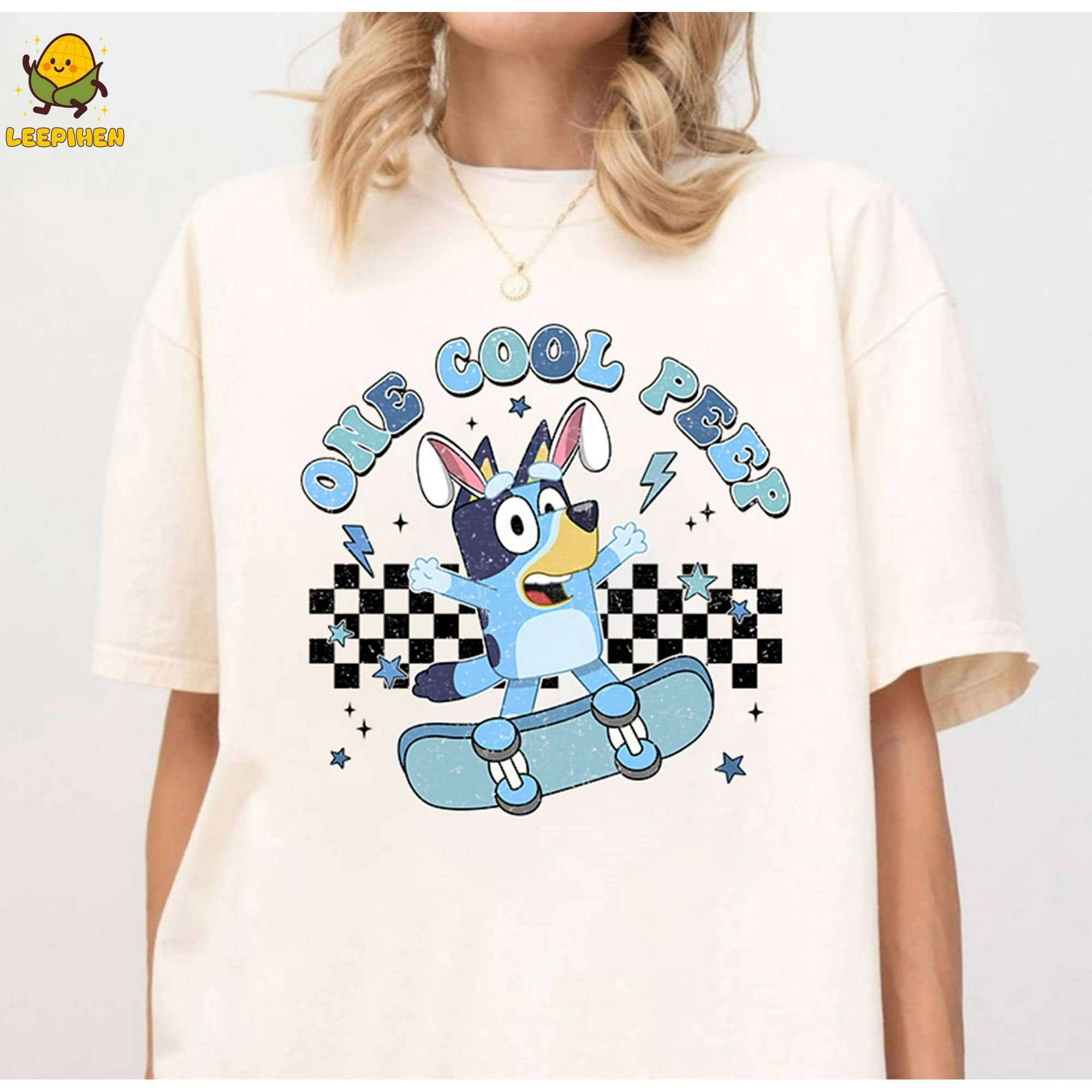 Bluey Easter One Cool Peep Shirt, Easter Bluey Shirt, Bluey Easter ...