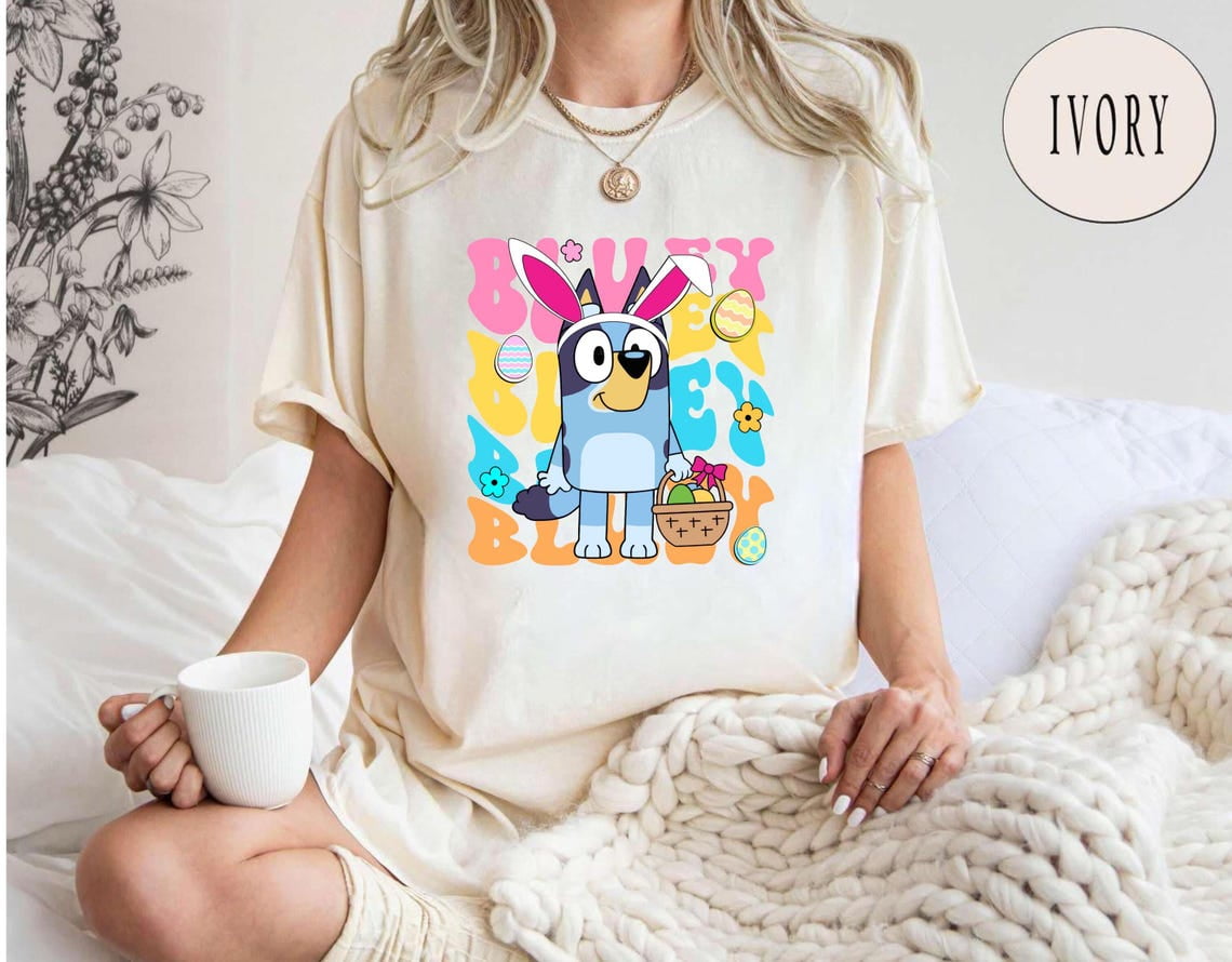 Bluey Easter Shirt, Family Bluey Easter Shirt , Bluey Easter Kids Shirt ...