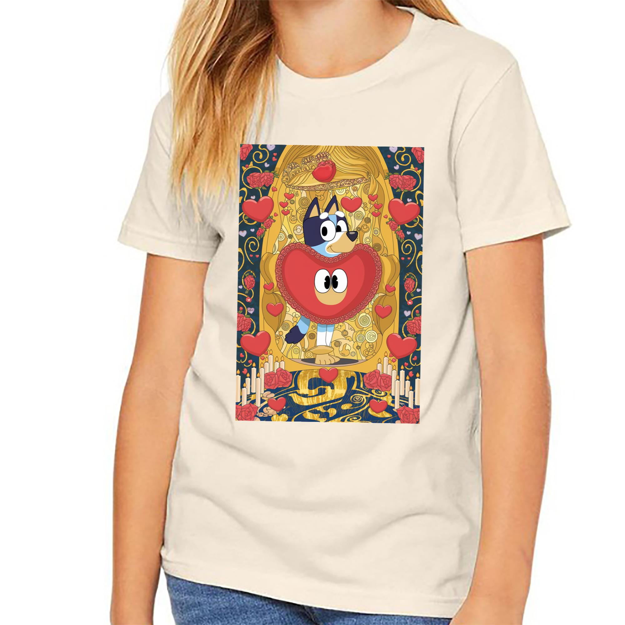 Bluey Elegant Pup In Swirly Golden Art Style, Classic Inspired Artistic ...