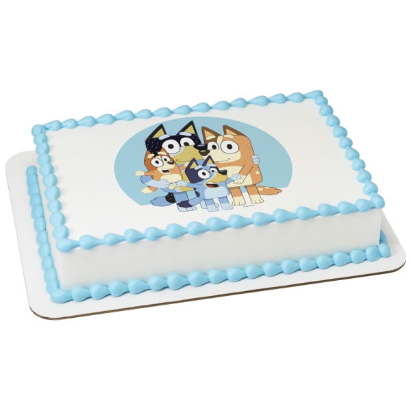 Bluey Extra Large Edible Photo Image Cake Decoration - Walmart.com