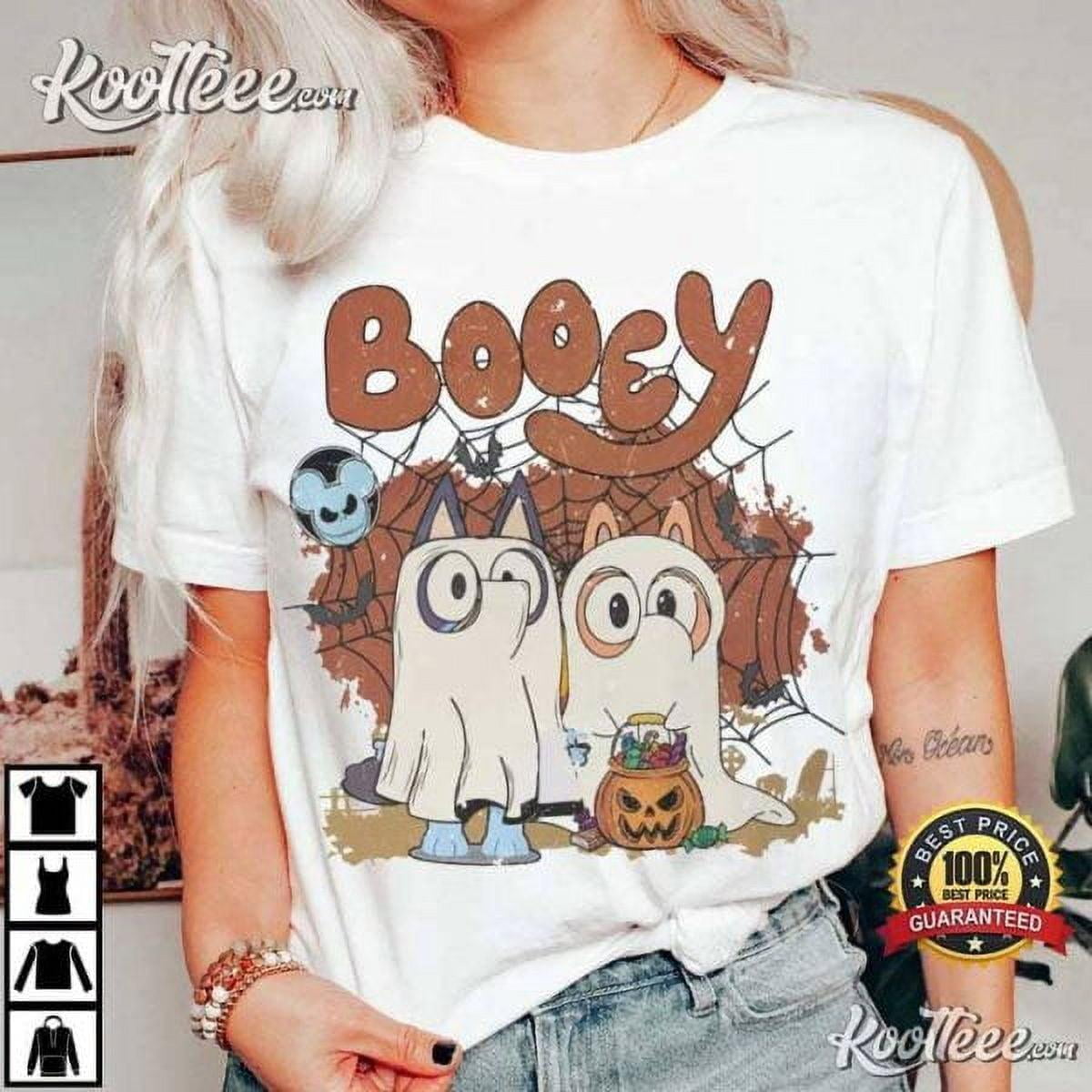 Bluey Family Booey Halloween T-Shirt Shirt, Size Xl, Tee Ash New ...