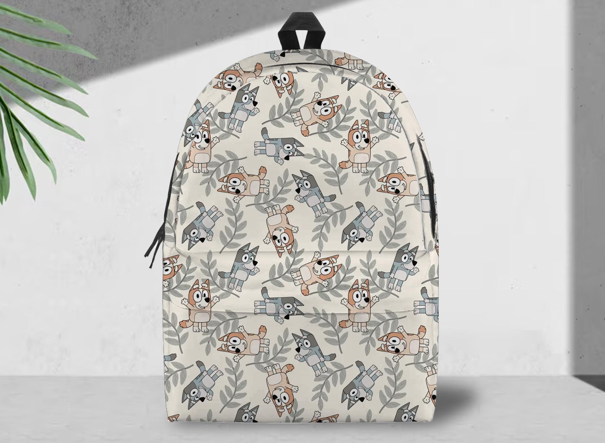 Bluey Family Christmas Backpack, Bluey School Bag, Laptop Backpack ...