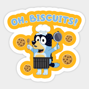 Bluey Family Oh Biscuits Sticker Bluey Stickers For Kids, Bluey ...