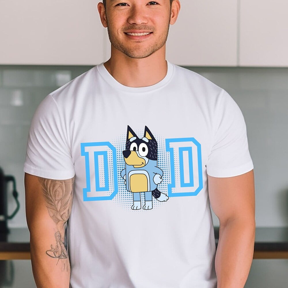 Bluey Family Party Top, Bluey Mom And Dad Matching Tops, Bluey Birthday ...