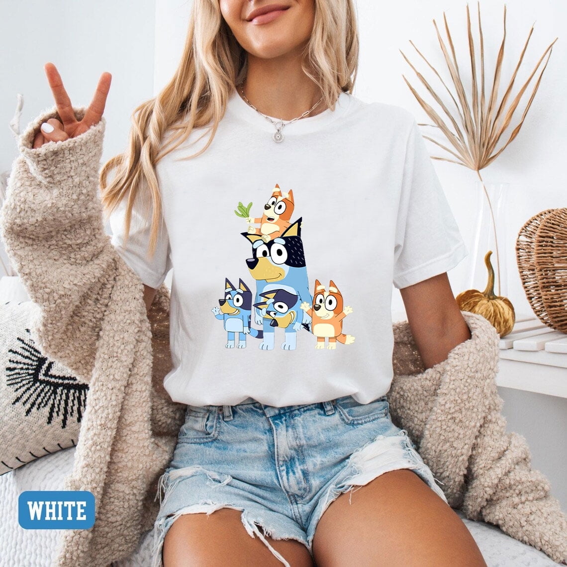 Bluey Family Shirt, Bandit Heeler Design, Unisex S-5XL Hot Trending ...