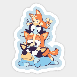 Bluey Family Sticker Bluey Stickers For Kids, Bluey Stickers Party ...