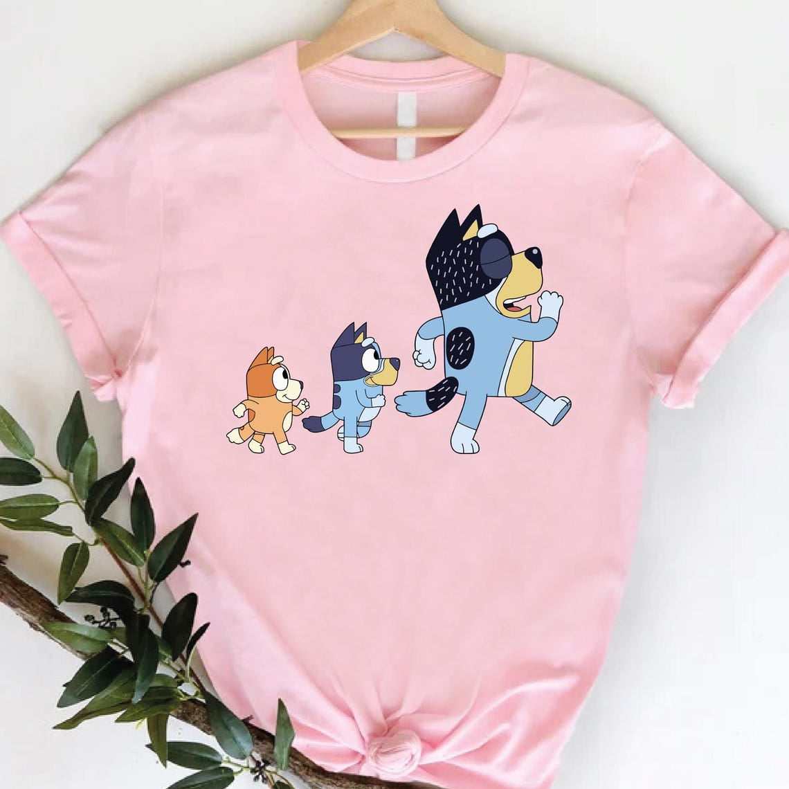 Bluey Family T-Shirt, Bluey Family Matching Shirt, Blue Father And Son ...