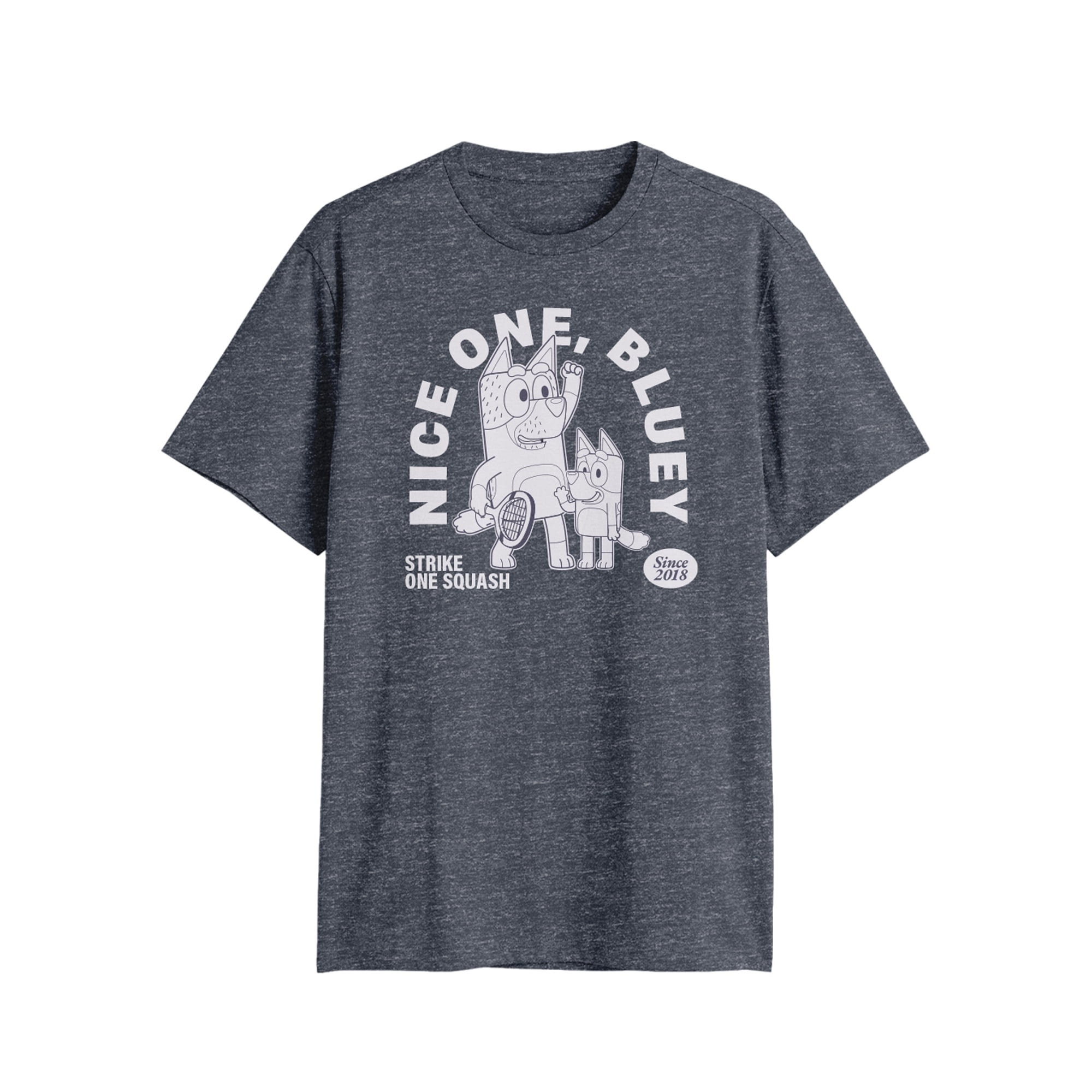 Bluey Family Tennis Graphic Tee, Men'S & Big Men’S Size, Unisex S-5Xl ...