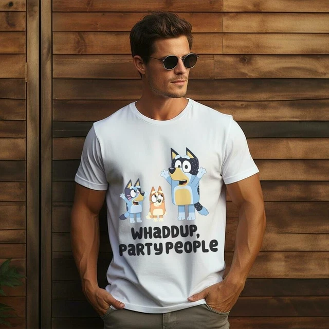 Bluey Family Whaddup Party People T-Shirt - Walmart.com