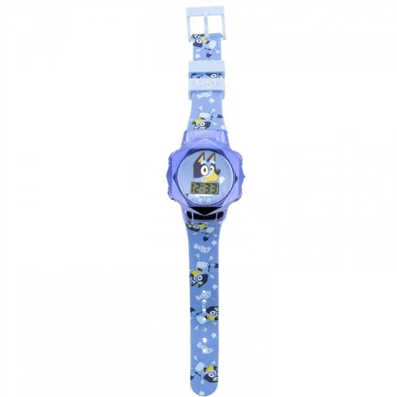 Bluey Flashing LCD Watch with Printed Straps - Walmart.com