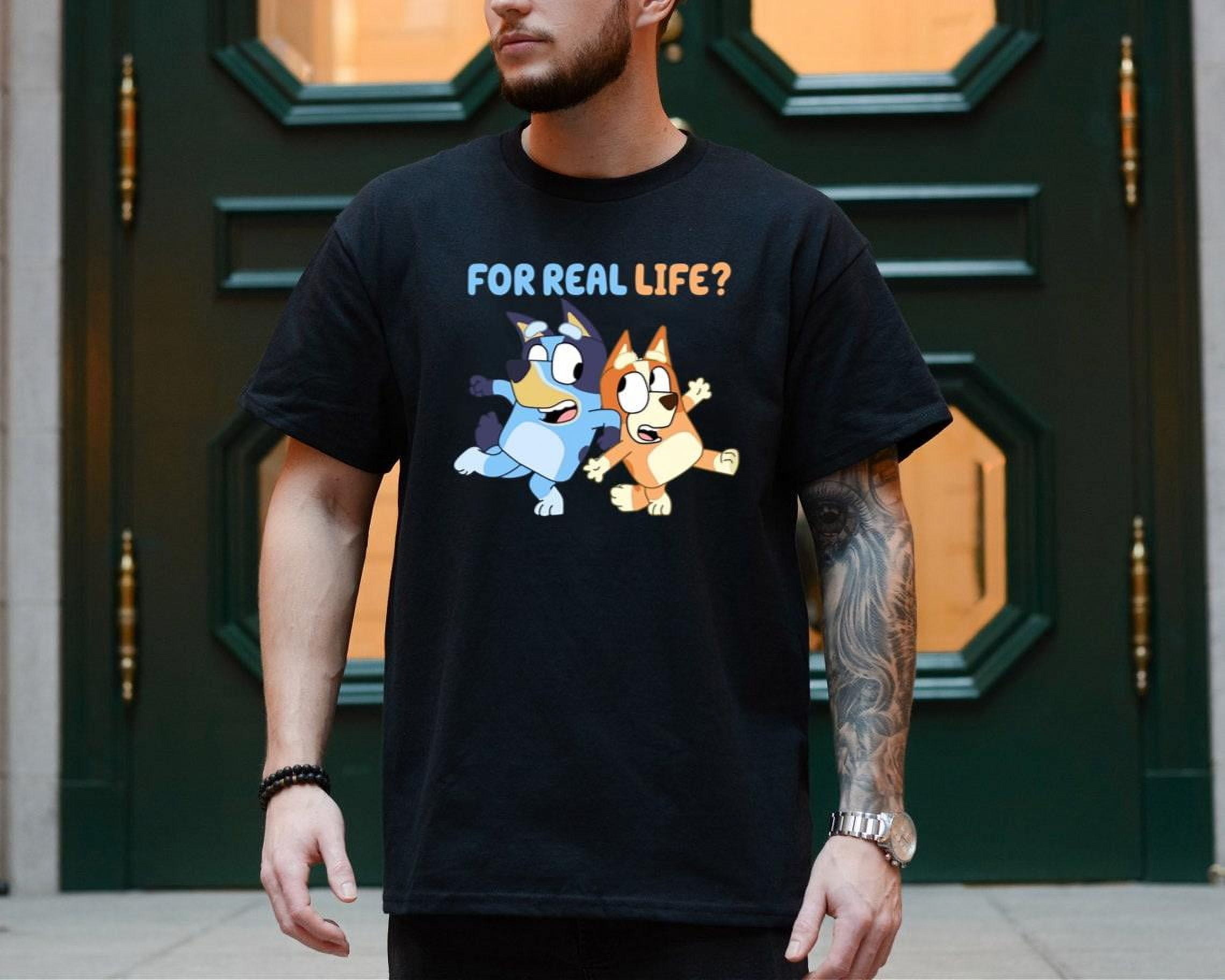 Bluey For Real Life Shirt, Blue Dog Bandit Chilli Sweatshirt, Birthday ...