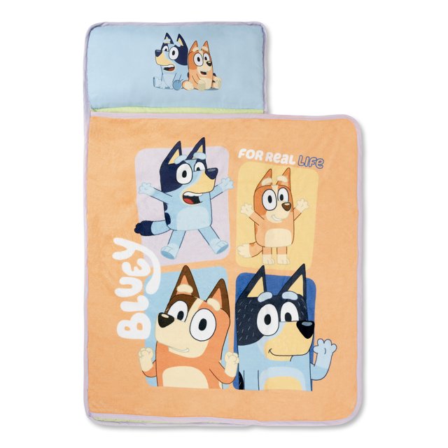 Bluey "For Real Life" Toddler Nap Mat, Green, Unisex - Walmart.com