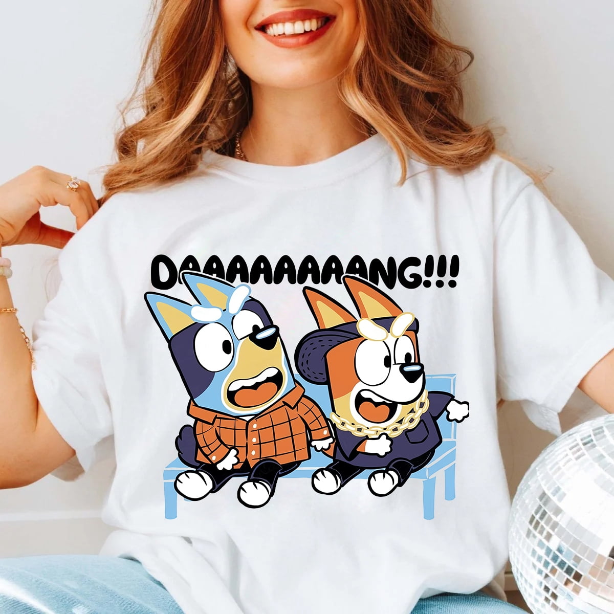 Bluey Friday Craig And Smokey Damn Funny T-Shirt Shirt, Size 4Xl, Tee As Picture New - Walmart.com