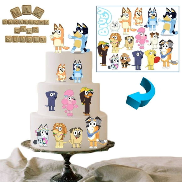 Bluey Cake Topper