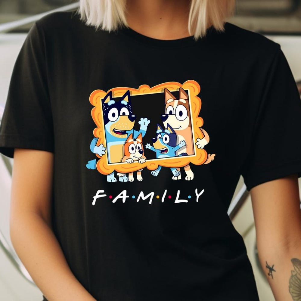 Bluey Friends Shirt, Bluey Family Tee, Family Matching Shirt, Unisex ...