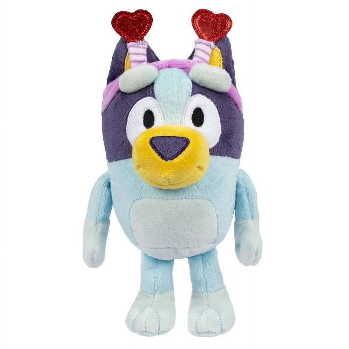 Bluey Friends Smoochy Kiss Bluey Plush - Walmart.com