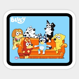 Bluey Friends Sticker Bluey Stickers For Kids, Bluey Stickers Party ...