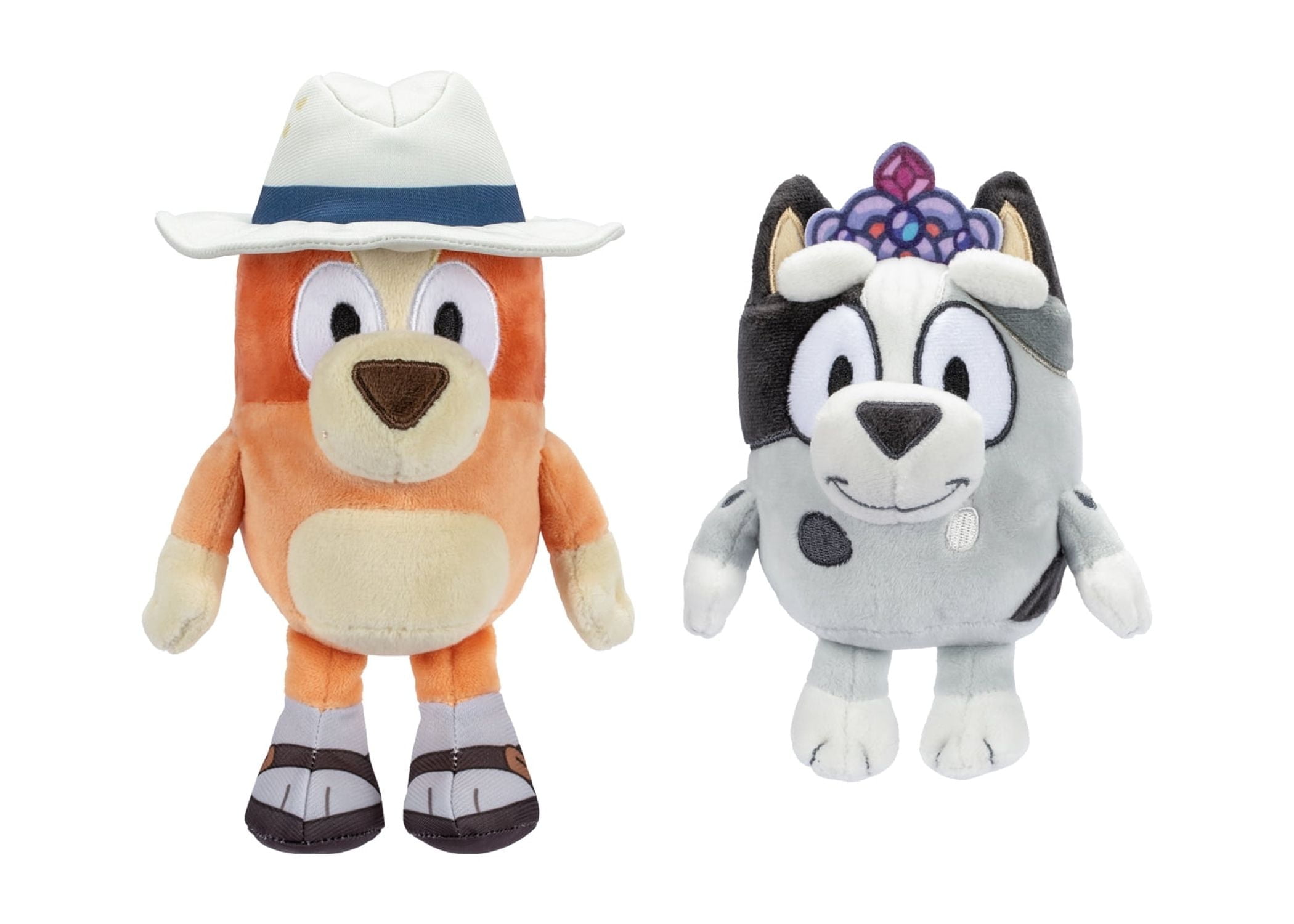 Bluey Friends - Travel Bingo with Princess Muffin Stuffed Plush Bundle ...