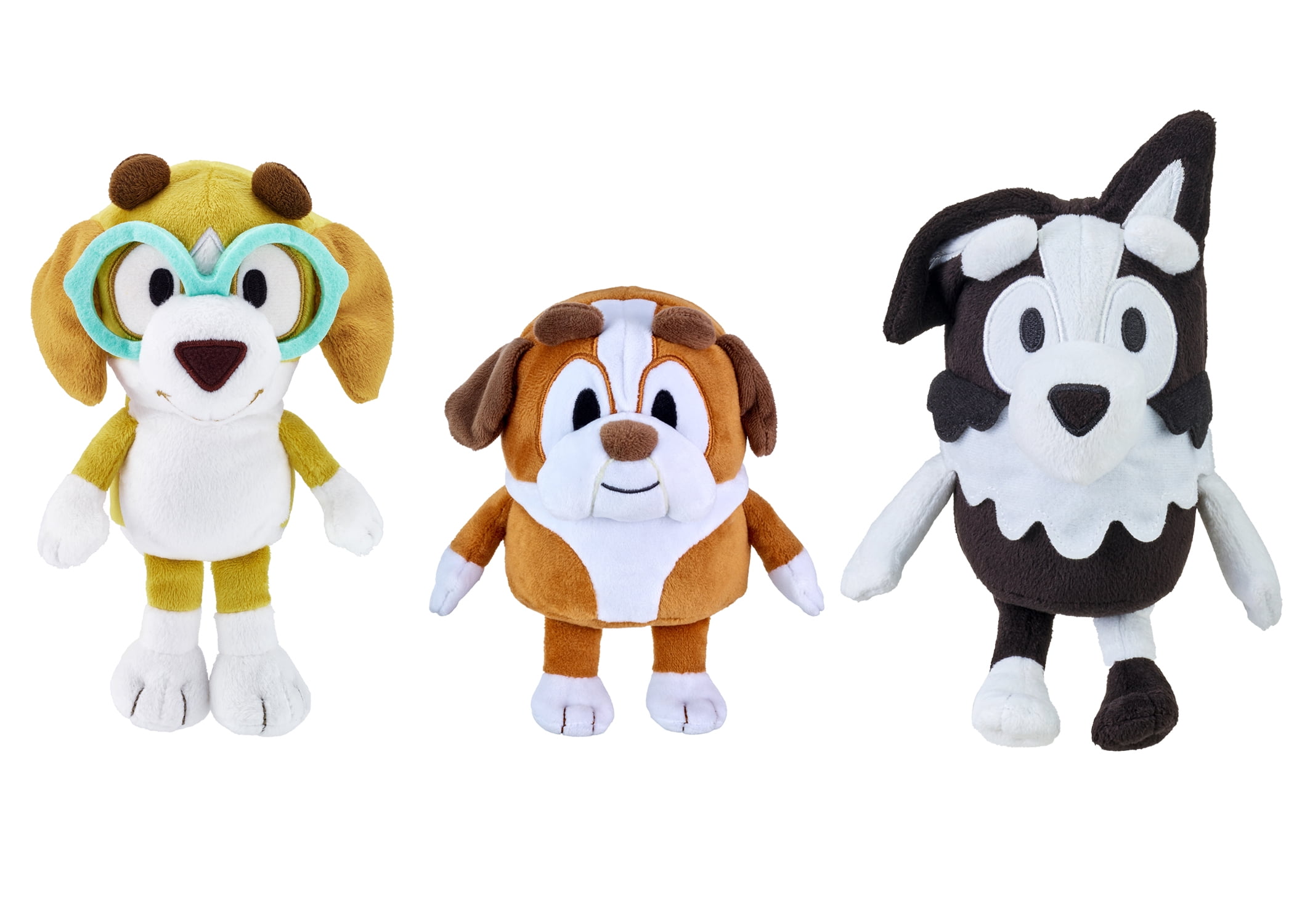 Bluey Friends - Winton, Honey, and Mackenzie Stuffed Plush Bundle for ...