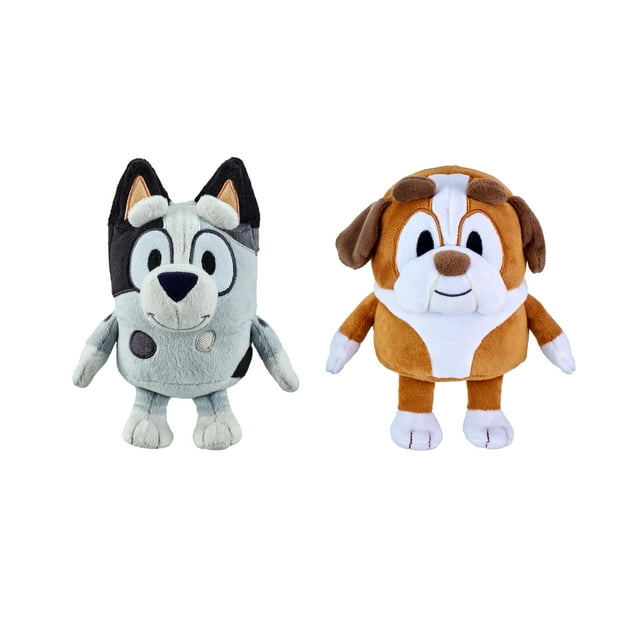Bluey Friends: Winton and Muffin 6.5 inches Stuffed Plush Children's ...