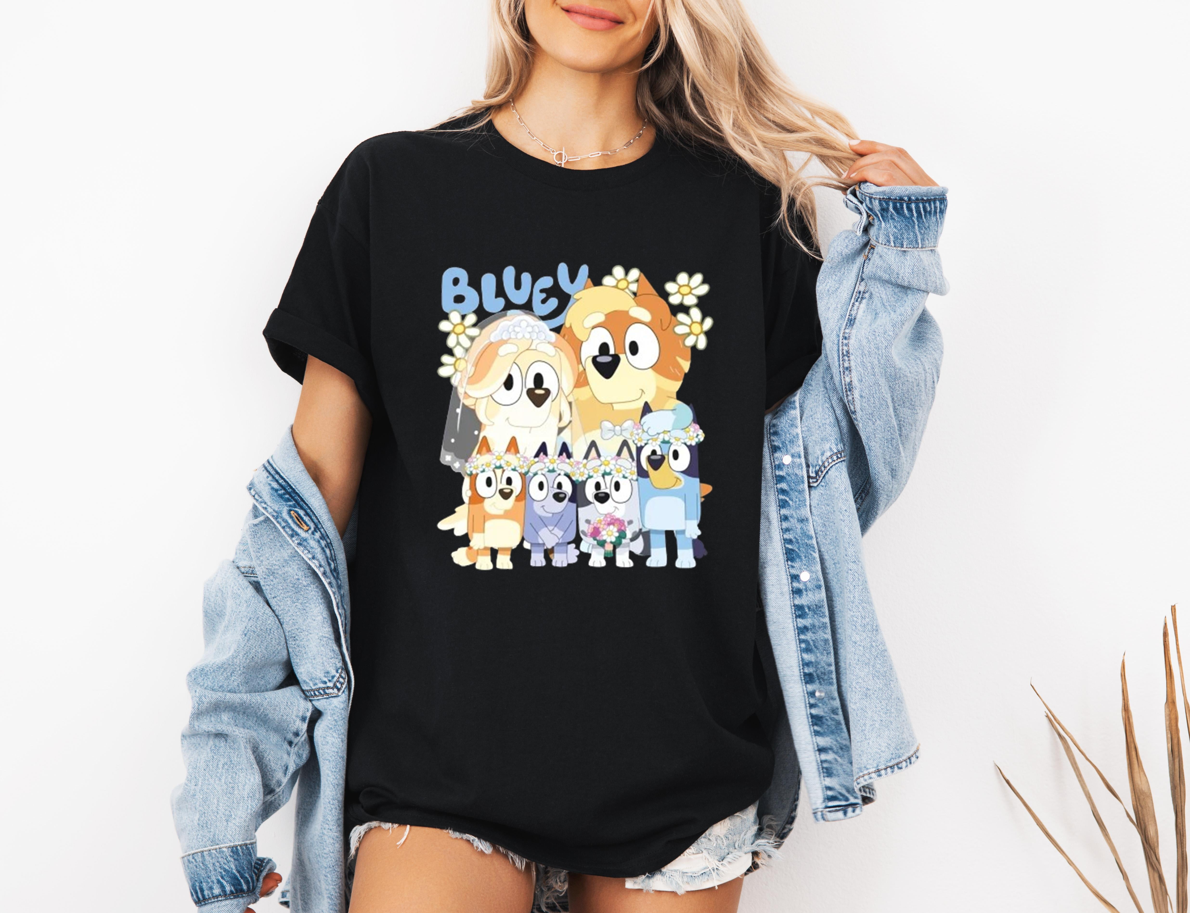 Bluey Frisky and Rad’s Wedding Bluey T-shirt, Fun Cartoon Design ...