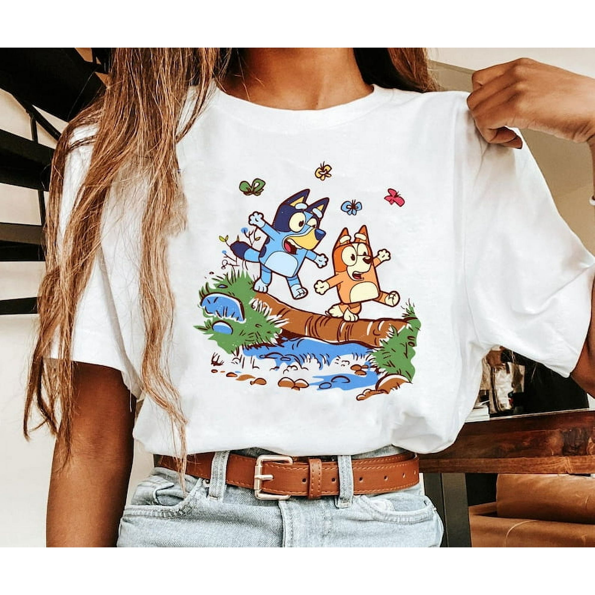 Bluey Funny Bluey Shirt, Vintage 2000S Tee, Family T-Shirt, Y2K Shirt ...