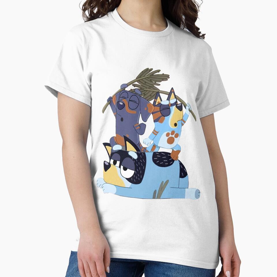 Bluey Funny Family For Real Life Classic T-Shirt - Walmart.com
