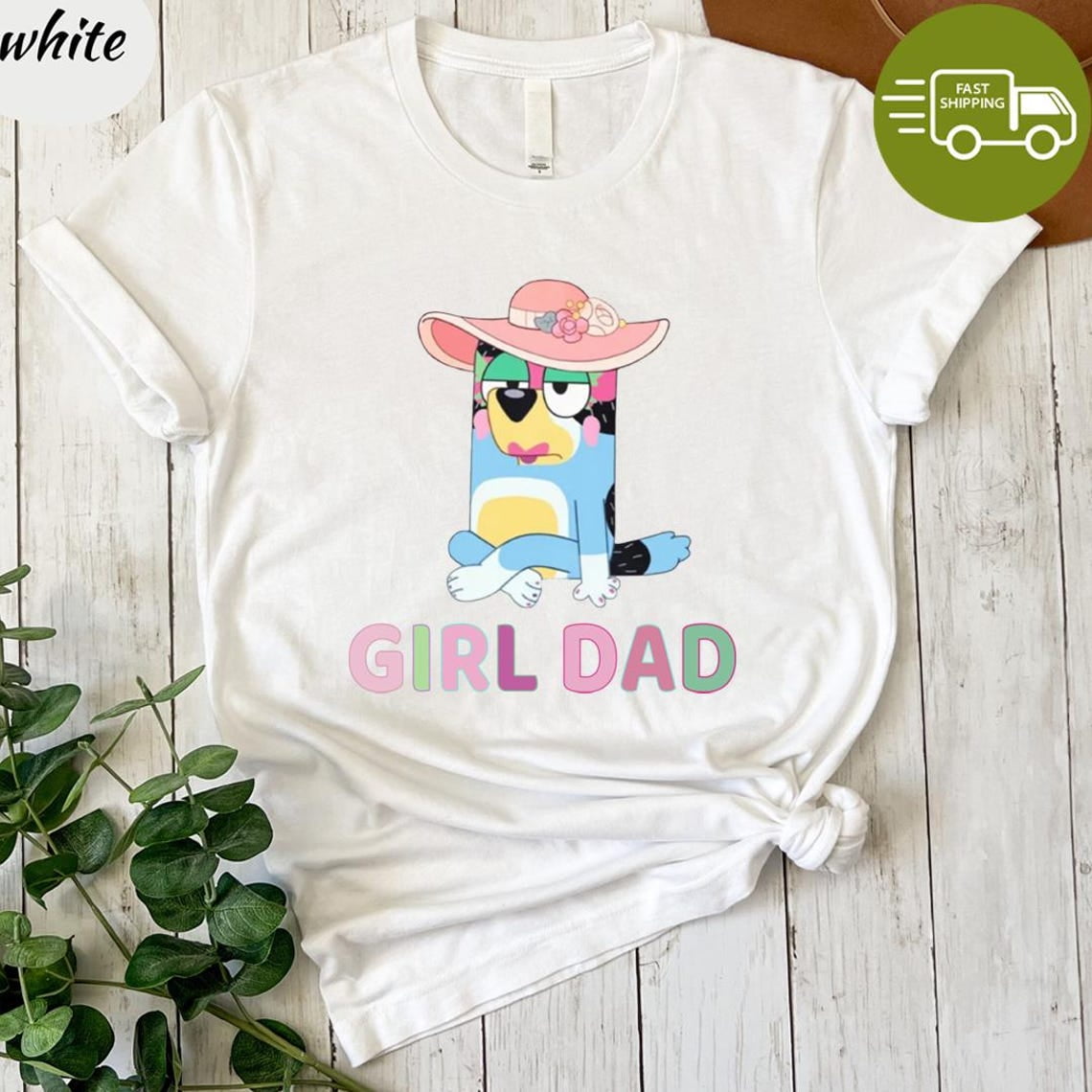 Bluey Girl Dad Shirt, Bandit Girl Dad Shirt, Father'S Day, Bluey ...