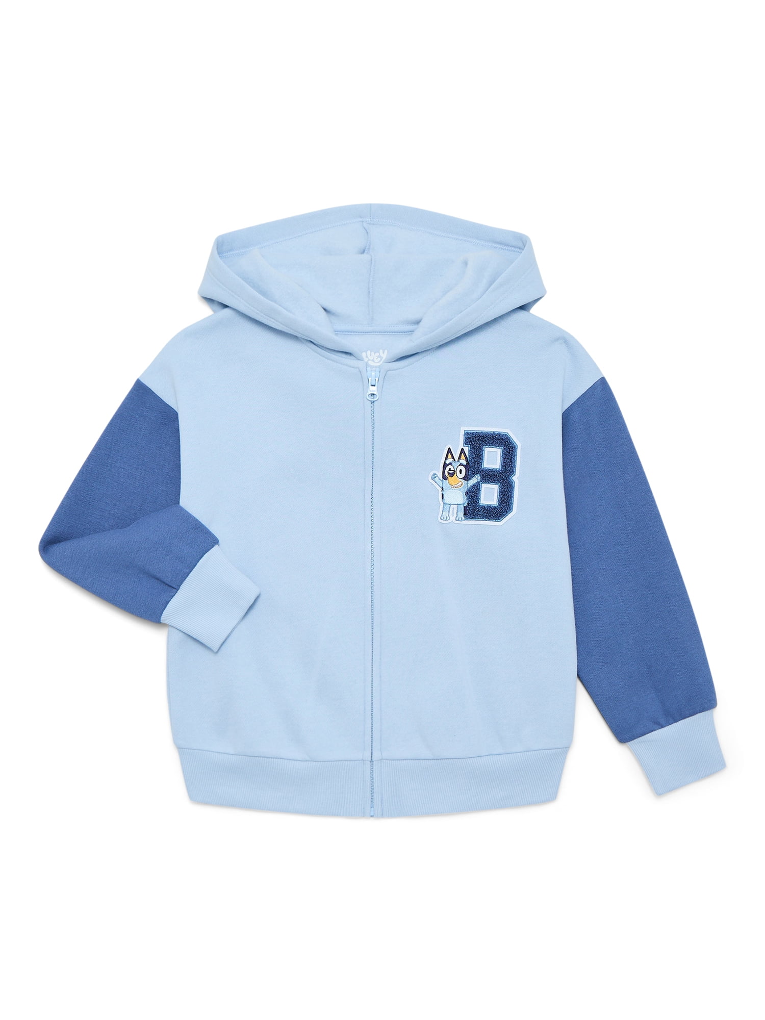 Bluey Girls Varsity Cardigan Sweater with Long Sleeves, Sizes 4-16 ...