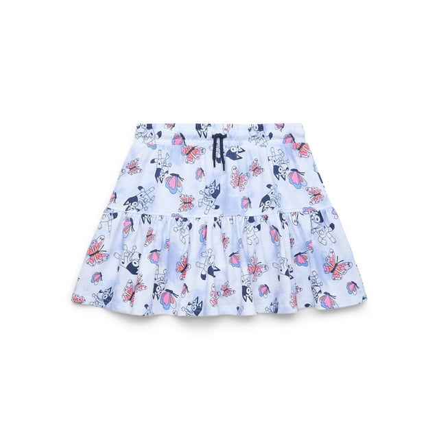 Bluey Girls Allover Print Pull-On Skirt, Sizes 4-16 - Walmart.com