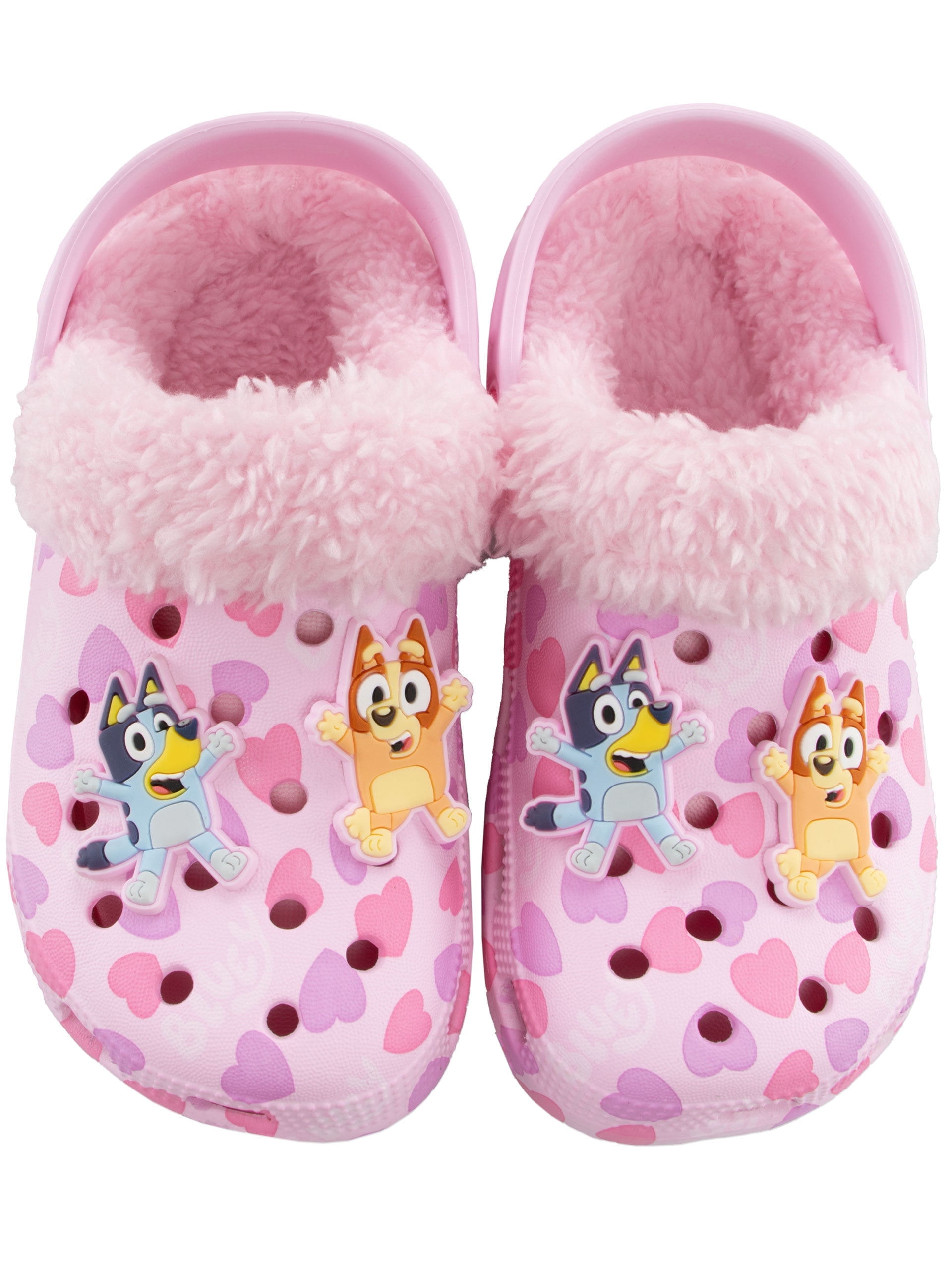 Bluey Girls Bingo Fleece Lined Clogs Sizes 6-3 - Walmart.com