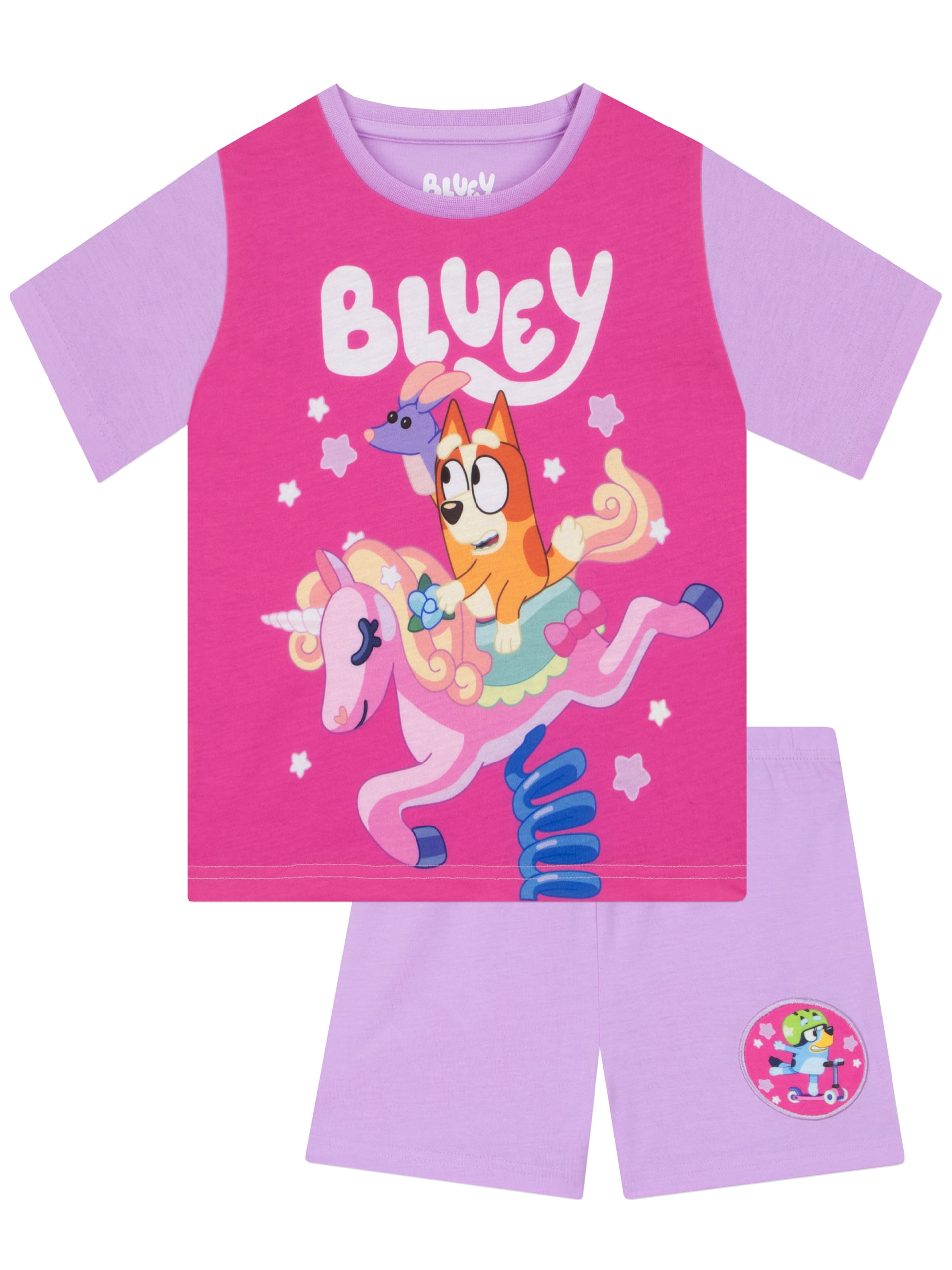 Bluey Girls Bingo Pajamas Purple Sizes 2T-10 - Walmart.com