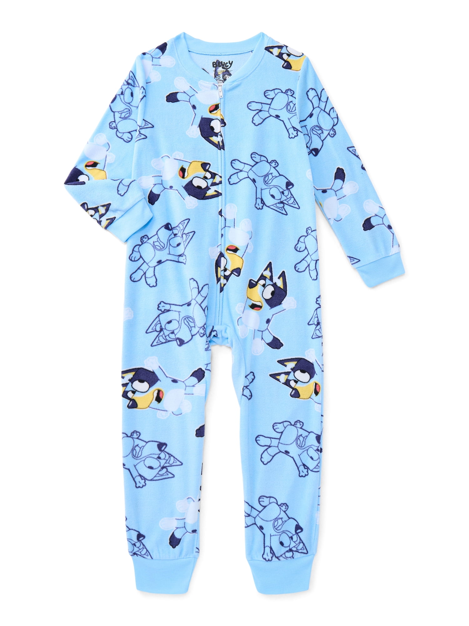 Bluey Kids Holiday Onesie Union Suit Pajamas, Sizes 4-12 - Walmart.com