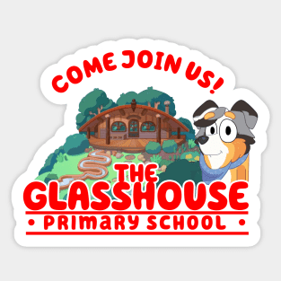 Bluey Glasshouse Primary School Full Color Sticker Bluey Stickers For ...