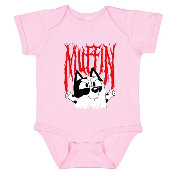 Bluey Gothic Cartoon Dog, Unique Playful Character, Stylish Fun Baby ...